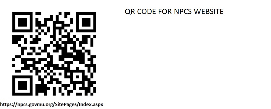 QR CODE FOR NPCS WEBSITE